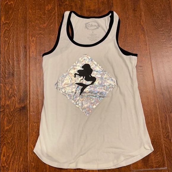 Disney | Tops | Disney Mermaid Crossing Tank Ariel | Poshmark